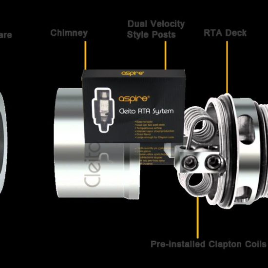 Vape Company | Aspire Cleito Tank RTA System